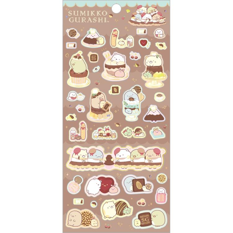 Stickers Sumikkogurashi Chocolate Fair at Sumikko Cafe | design B ...